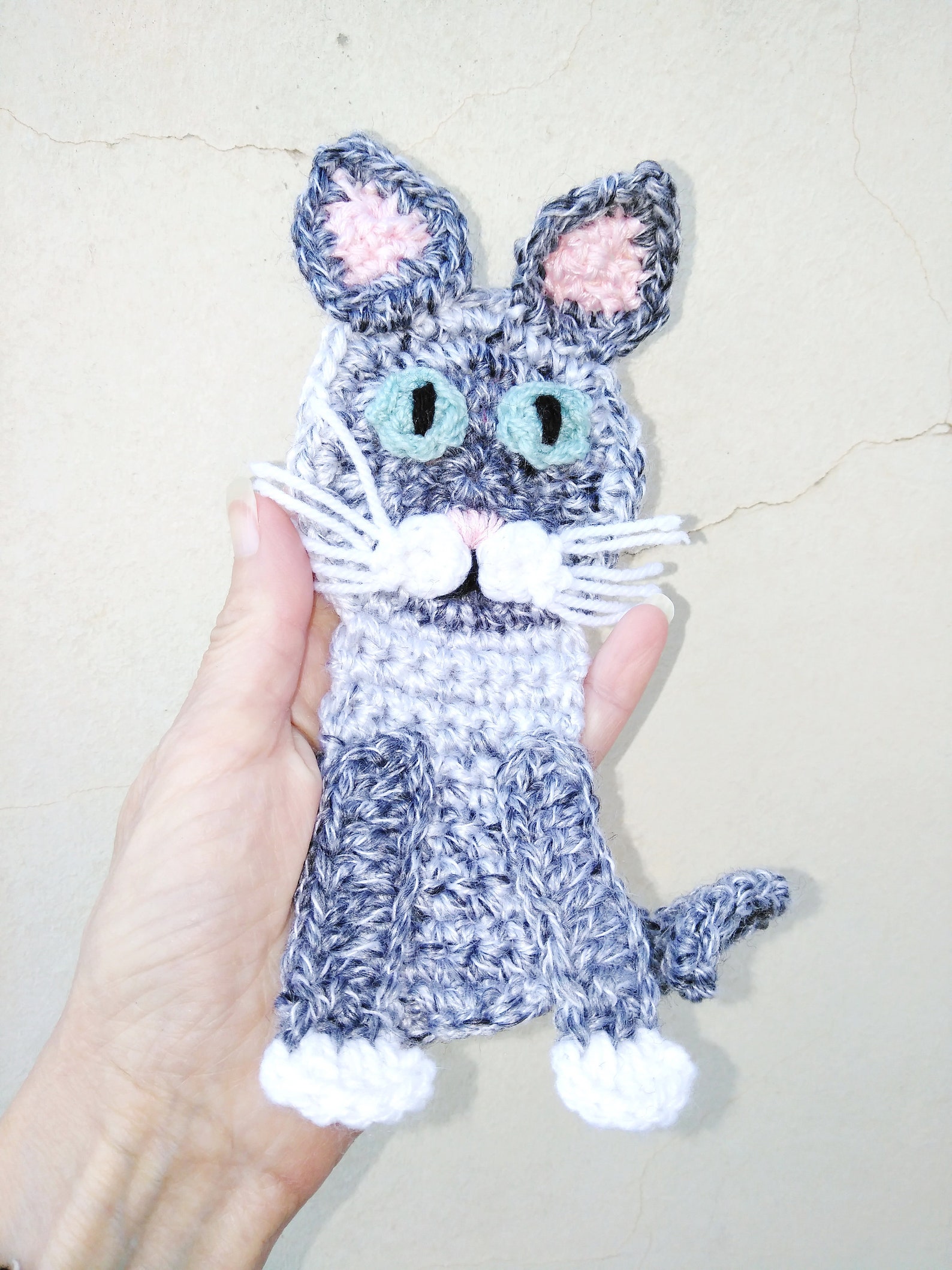Cat Applique Crochet Pattern Crochet Cat Decoration PDF - Etsy