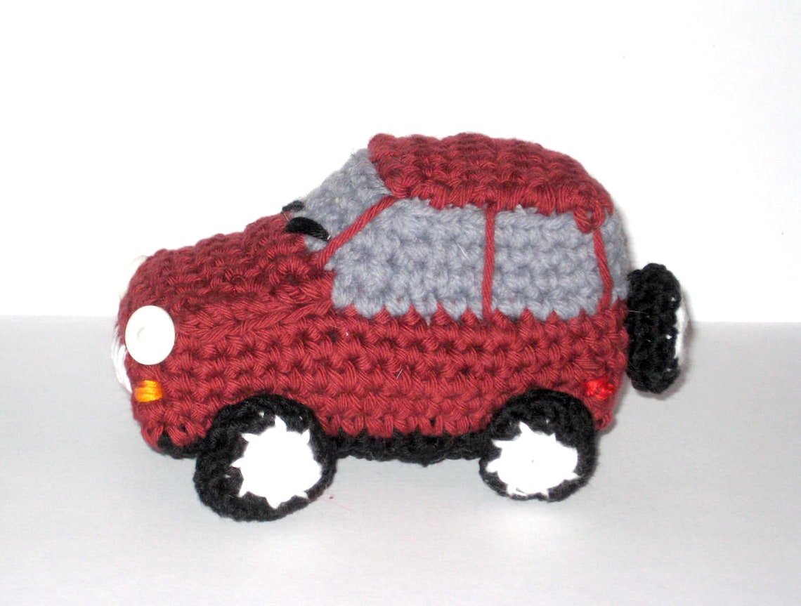 Amigurumi Car Crochet Pattern Crochet Vehicle Pattern Soft - Etsy