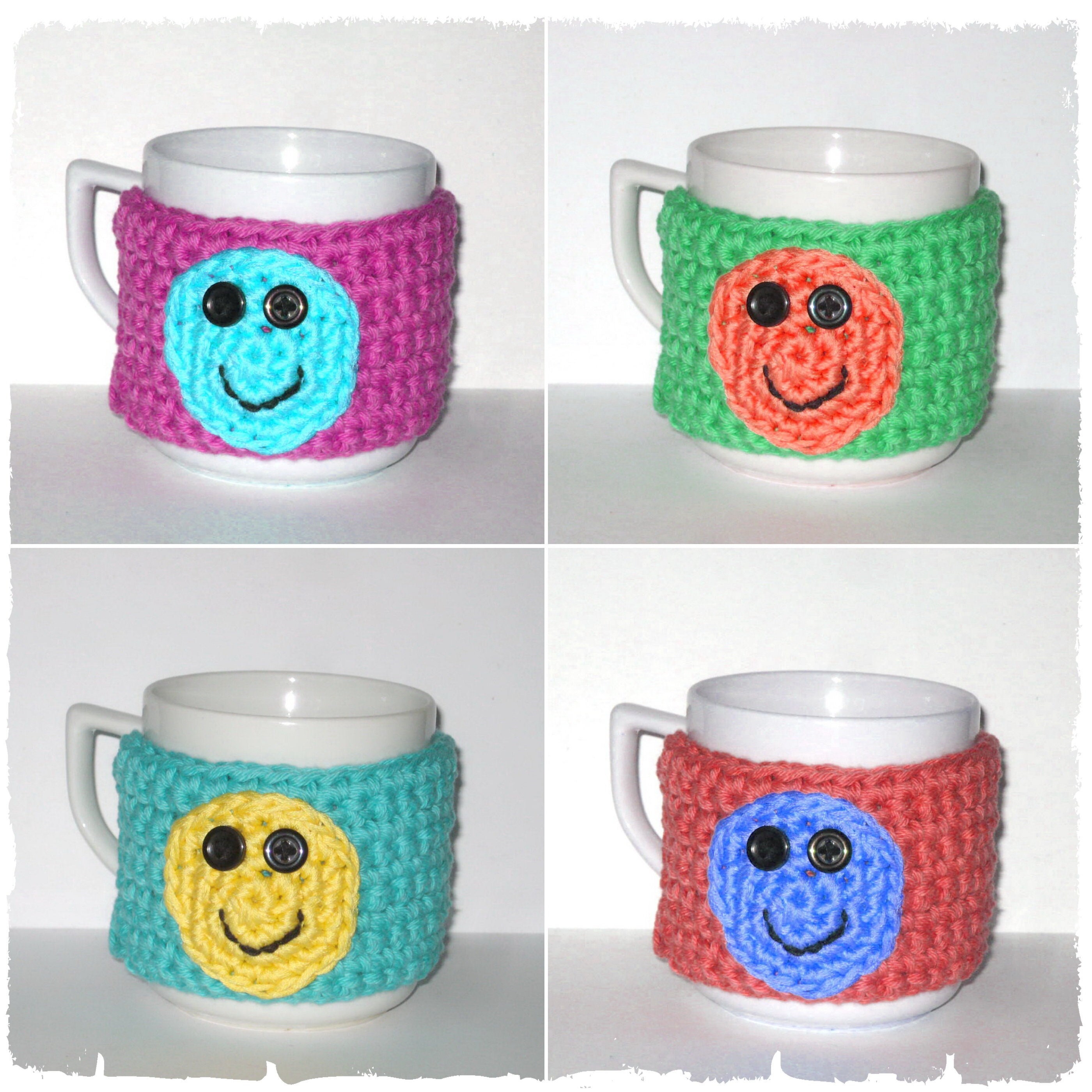 Coffee Mug Cozy Crochet Pattern, Cup Sleeve PDF Pattern, Easy Crochet ...