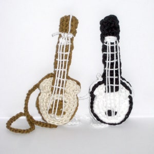 Amigurumi Crochet Pattern Guitar, Crochet Mini Guitar Tutorial, Crochet ...