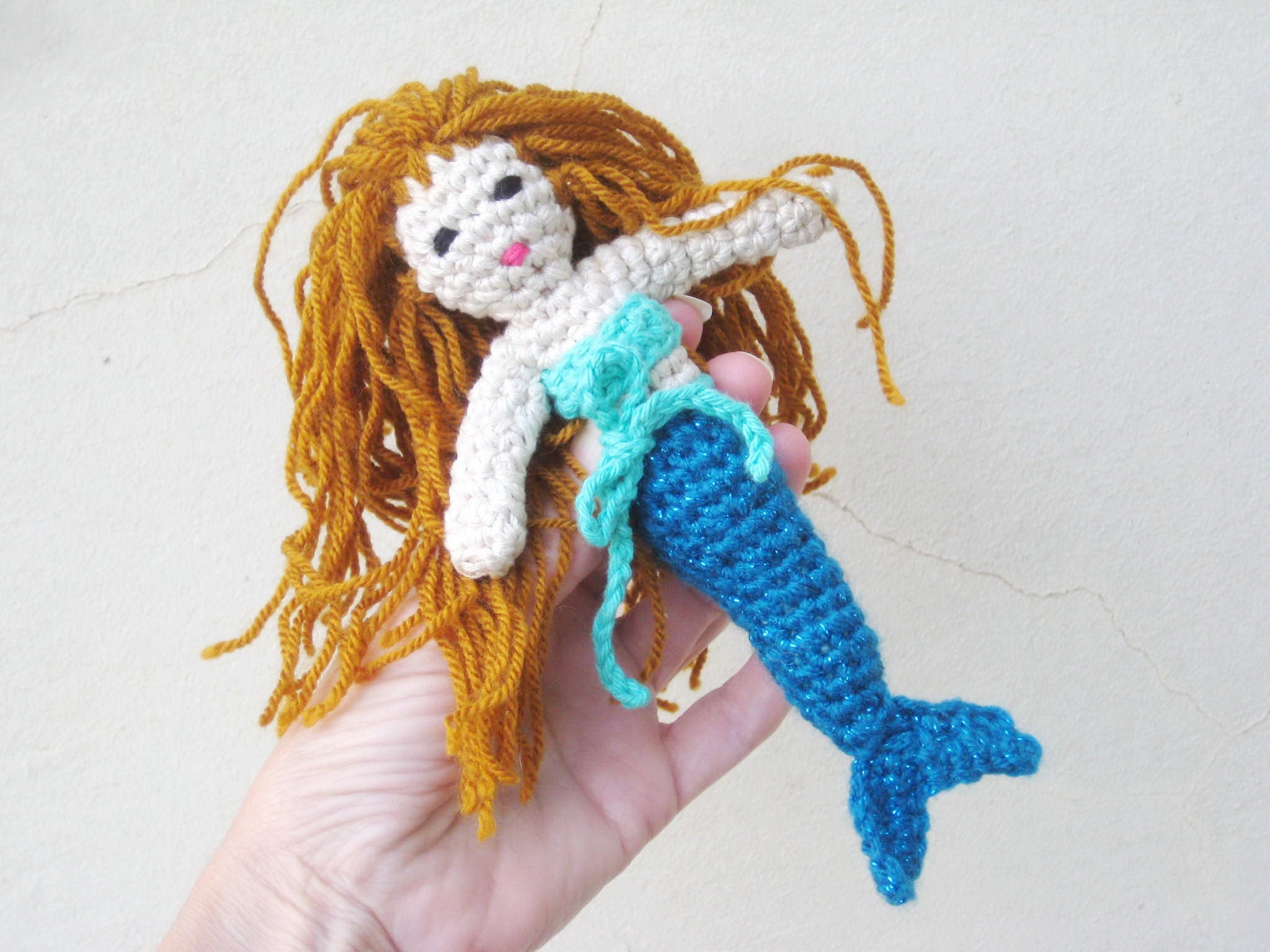 Crochet Mermaid Doll Pattern Amigurumi Mermaid PDF Pattern | Etsy