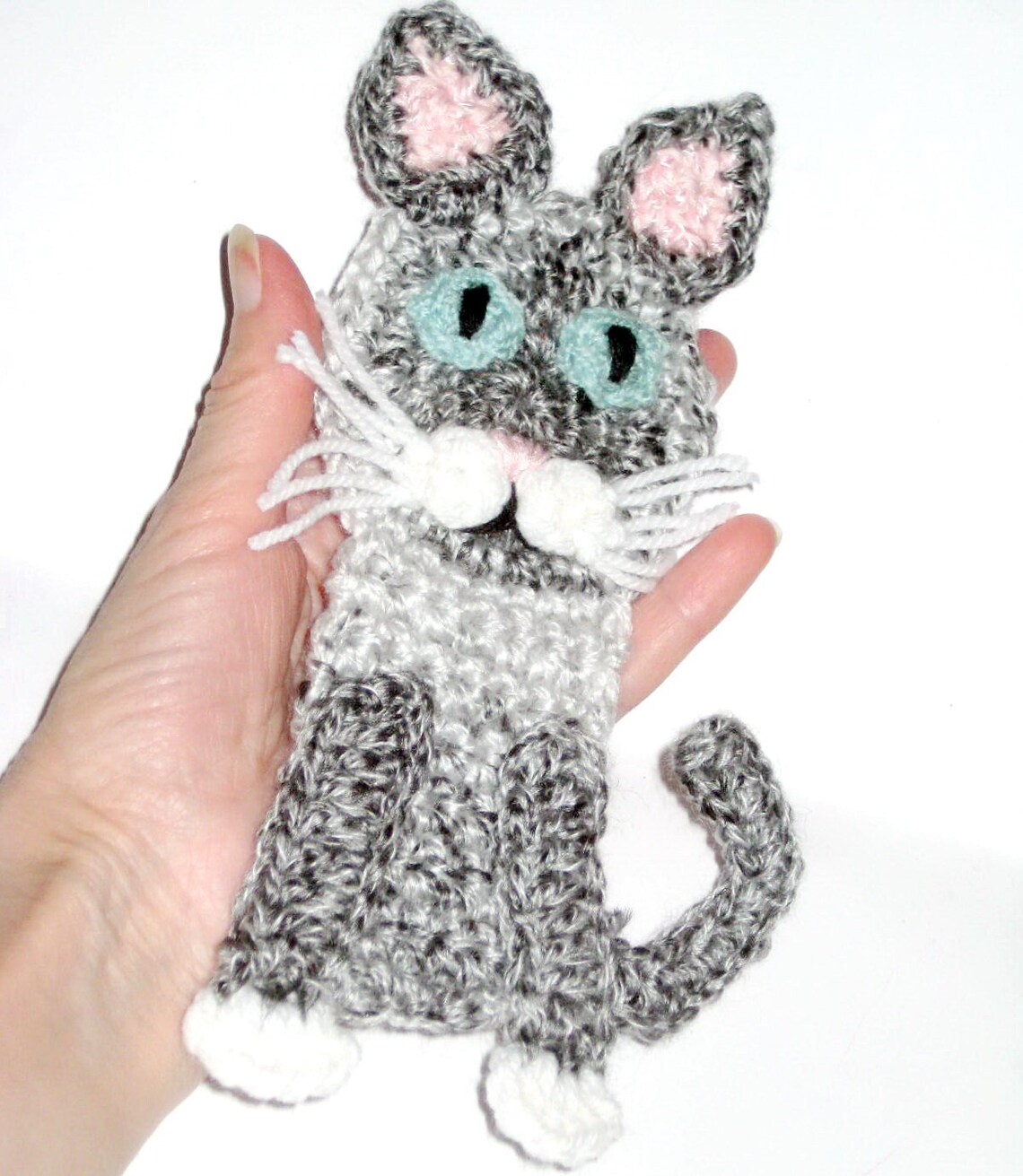 Cat Applique Crochet Pattern Crochet Cat Decoration PDF - Etsy