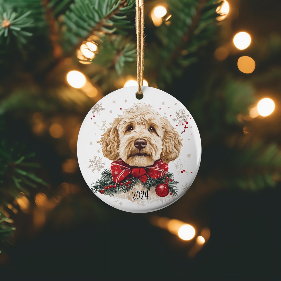 Goldendoodle Holiday Ornament, Goldendoodle Ornament Gift, Doodle Lover ...