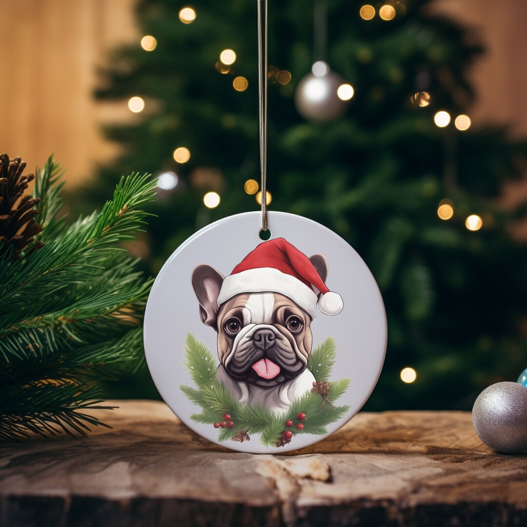 French Bulldog Ornament, Frenchie Ornament, French Bulldog Gift ...