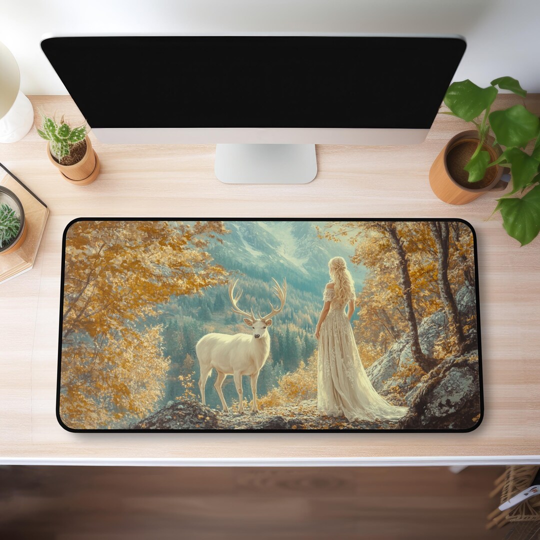 Throne of Glass Desk Mat Celaena Sardothian Wall Art ACOTAR, TOG White ...