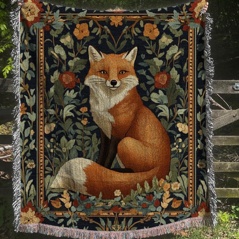 Fox Throw - Etsy
