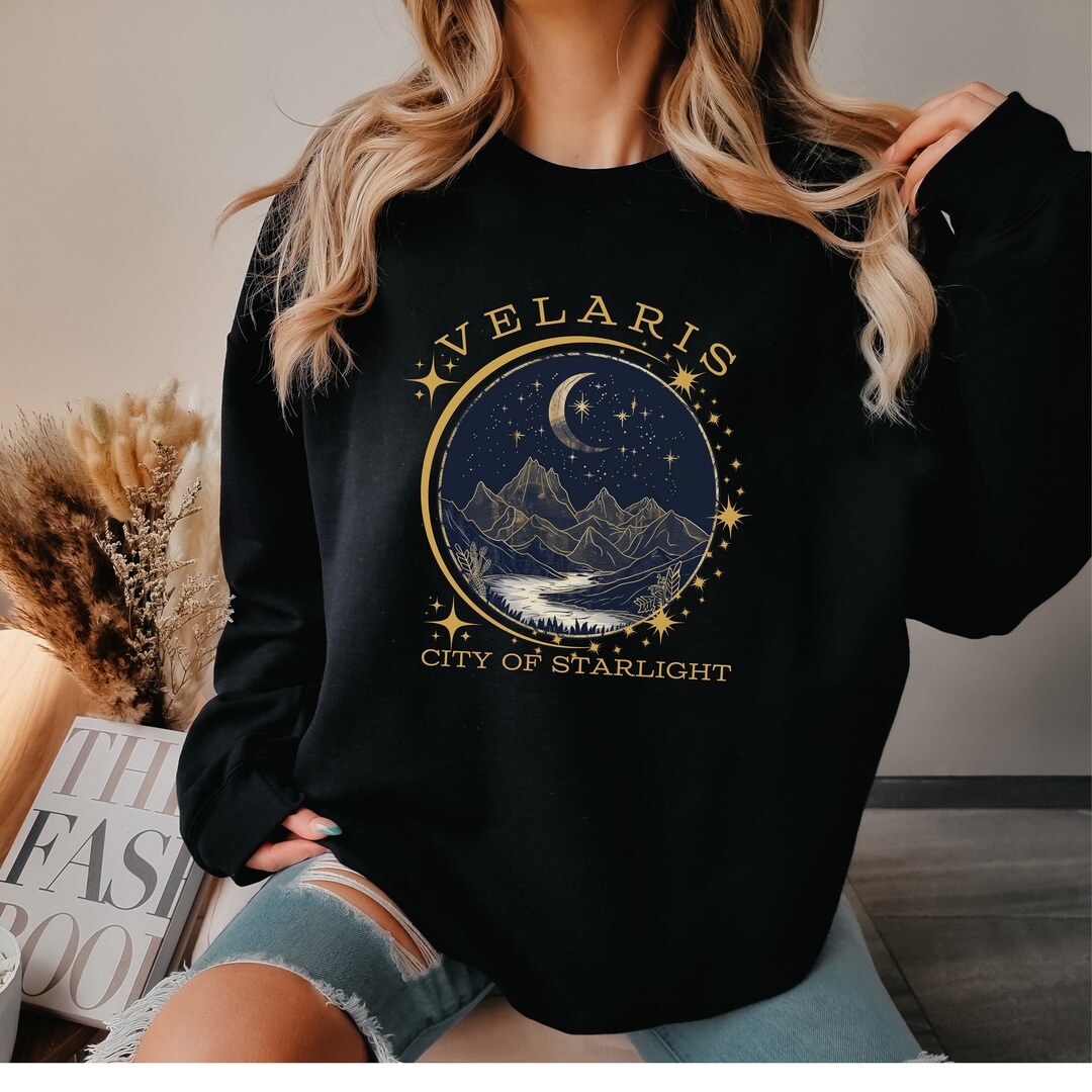 Velaris Sweatshirt SJM Fans the Night Court Velaris City of Starlight ...