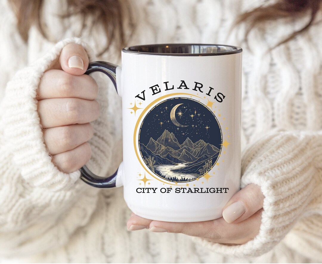 Velaris ACOTAR Mug, Velaris City of Starlight, the Night Court Mug, SJM Merch Gift, Court of ...