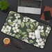 Cottagecore Sage Green Desk Mat, Botanical Mouse Pad, Vintage Flower ...