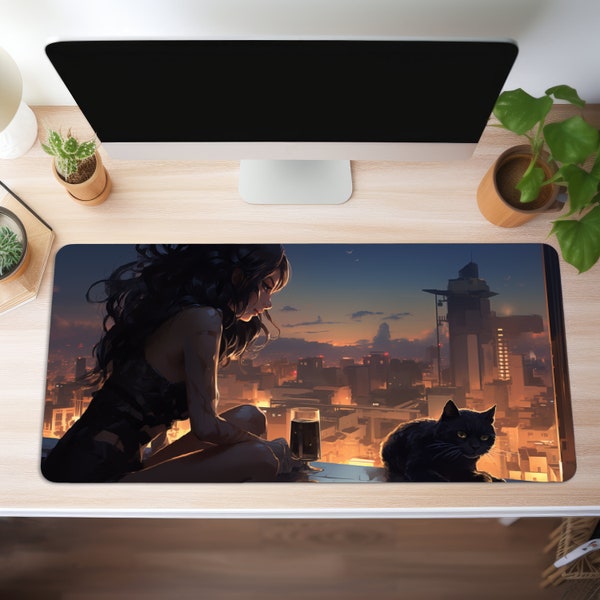 Anime Computer Desk Mat - Etsy