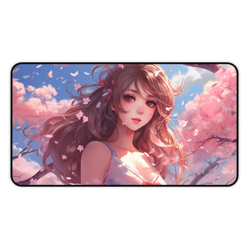 Anime Waifu Desk Mat, Gaming Mouse Pad, Large Desk Mat, Anime Desk Mat ...