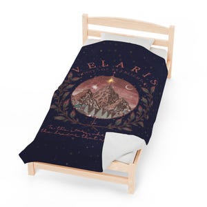 Velaris Reading Blanket SJM ACOTAR Merch the Night Court Plush Woven ...