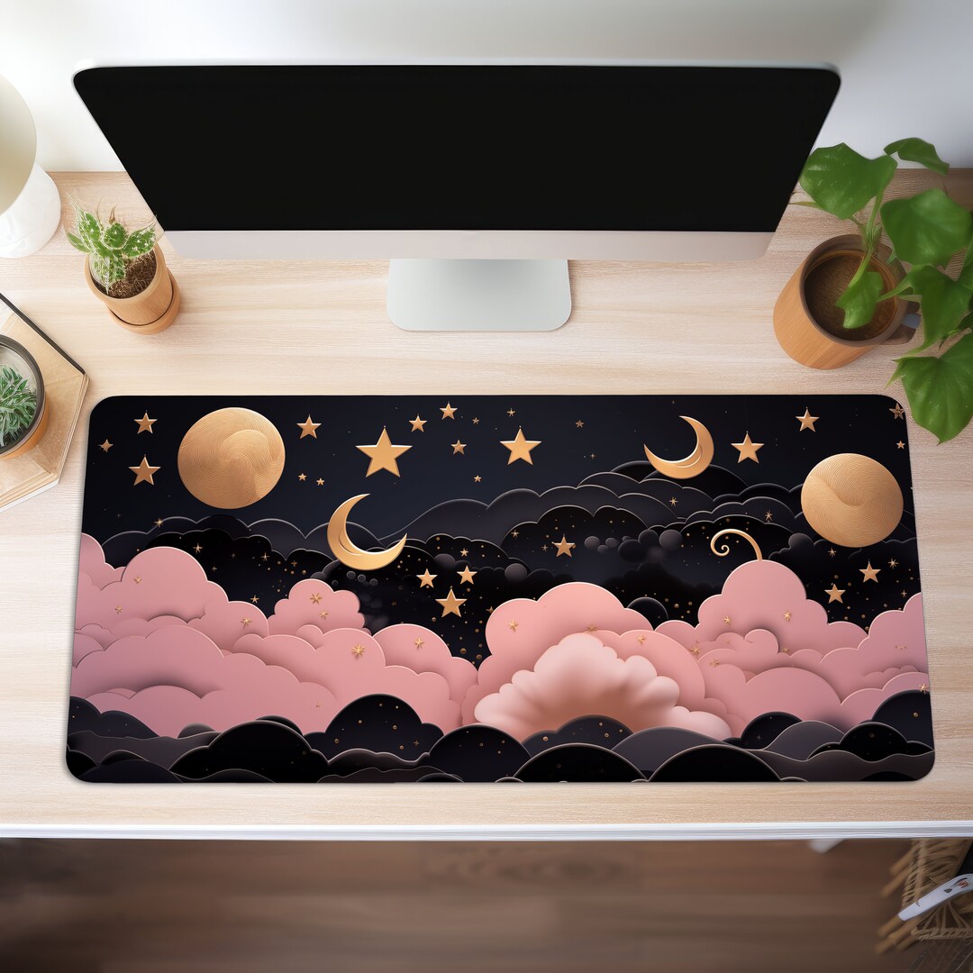 Cute Kawaii Desk Mat, Desk Mat, Gaming Mouse Pad, Large Mousepad, Anime ...