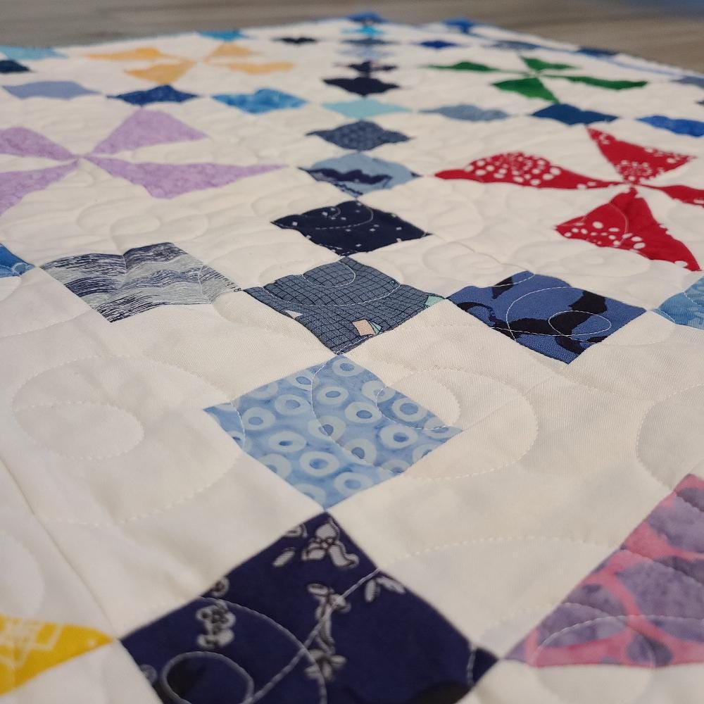 PDF Quilt Pattern - Pinwheel Irish Chain - Etsy