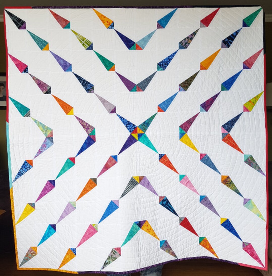 PDF Quilt Pattern - Burst - Mini, Throw and Large Lap Sizes Included - Etsy