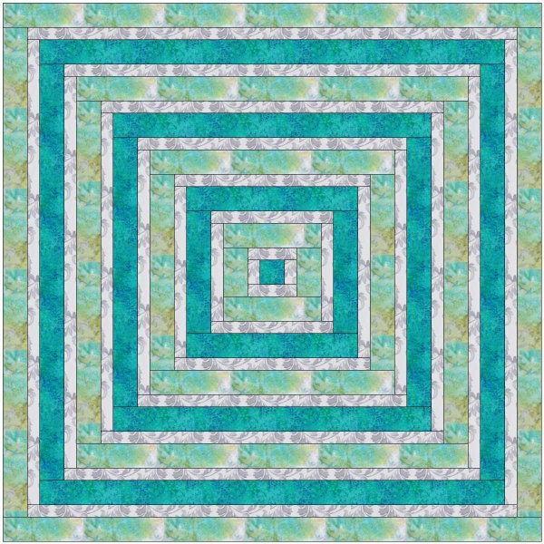 Rainbow Ripple Quilt PDF Pattern - Etsy