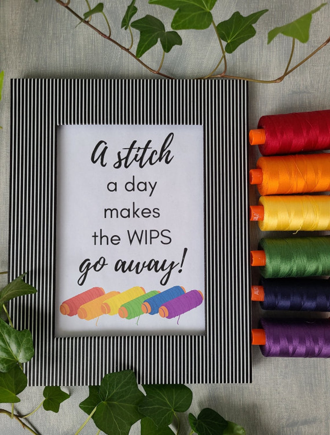 Printable Sewing Room Decor - A Stitch a Day - Etsy