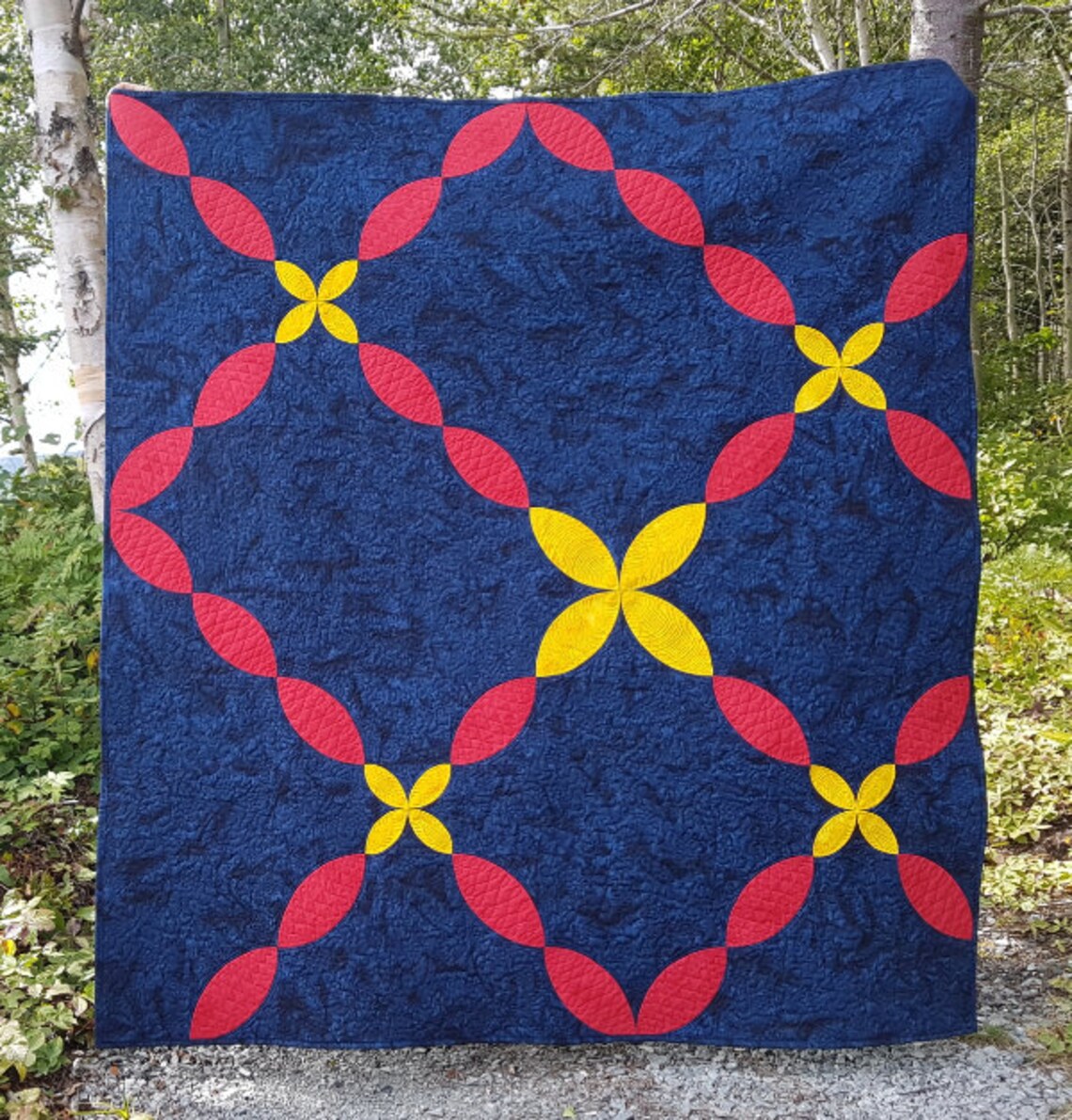 PDF Flower Path Quilt Pattern - Baby Quilt and Throw Quilt Size Options ...