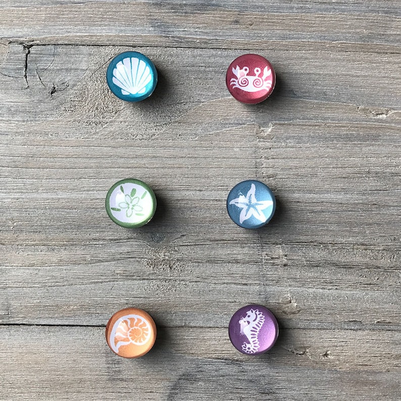 Beach Fridge Magnets Set of Six Activity Calendars Super Strong Kitchen ...