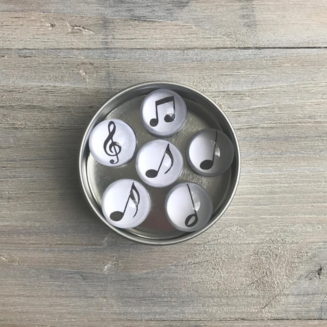 Music Note Fridge Magnets | Set of Six | Activity Calendars | Super ...