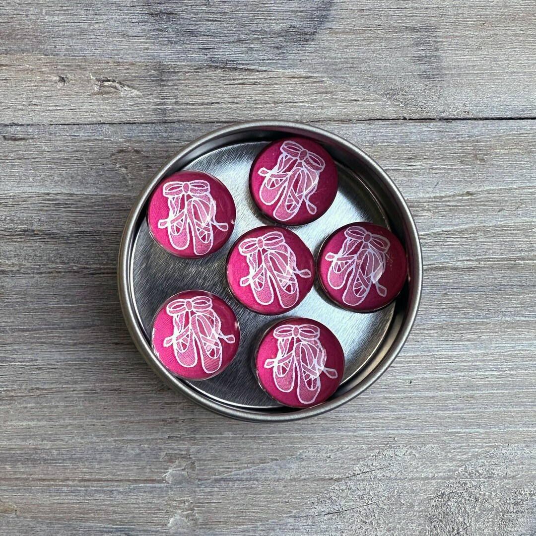 Ballet Fridge Magnets Set of 6 – Handmade Neodymium Magnets, Dance ...