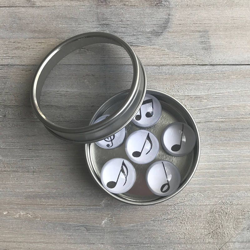 Music Note Fridge Magnets | Set of Six | Activity Calendars | Super ...