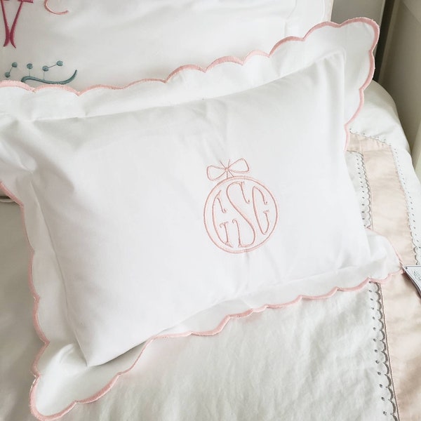 Monogram Pillow Sham - Etsy