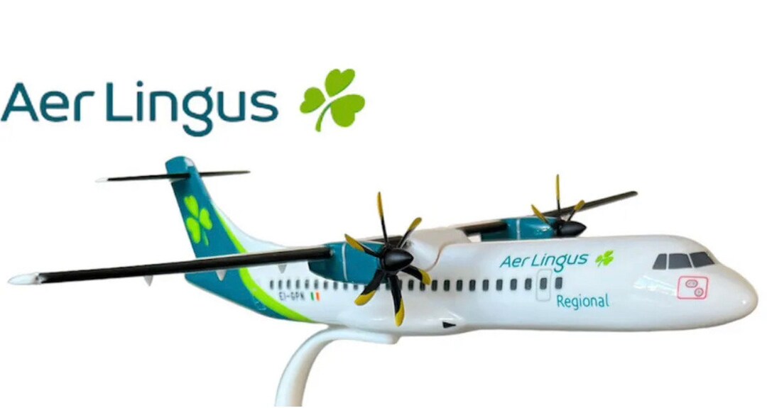 Aer Lingus ATR72 Snap Fit Aircraft Model 1/100 Scale New Boxed Free ...