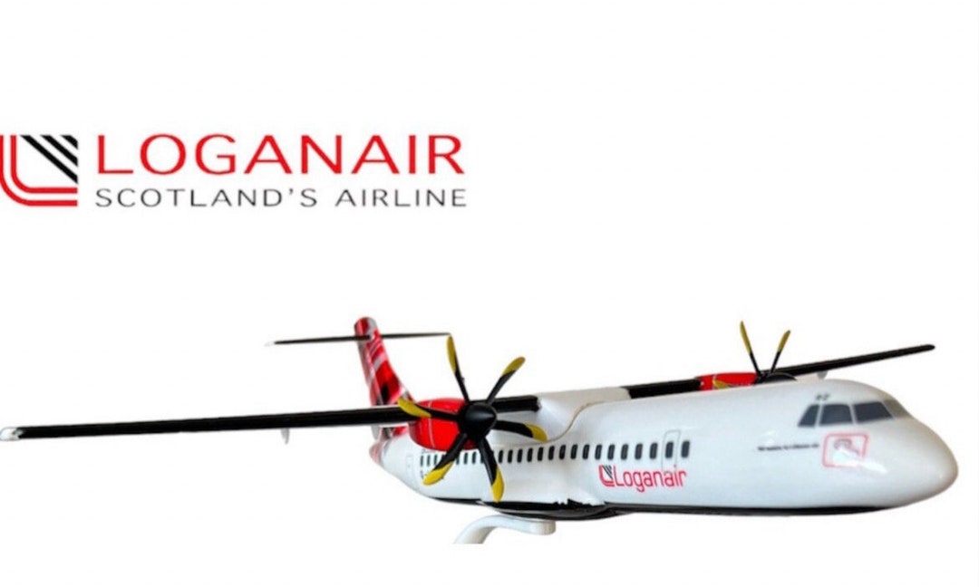 ATR72-500 Loganair Snap Fit Aircraft Model 1/100 Scale Free Post - Etsy