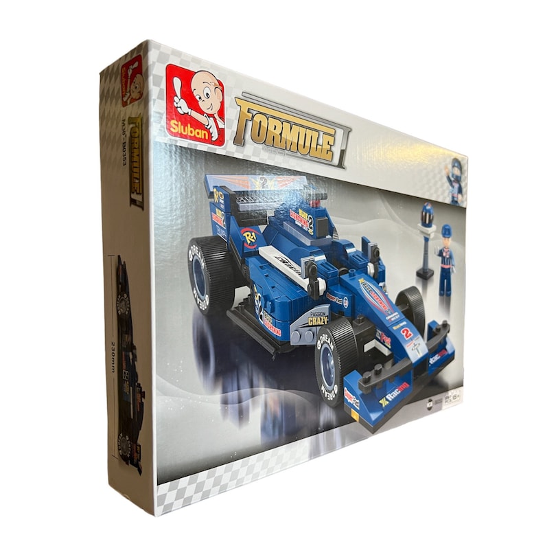 Formula 1 Racing Car SLUBAN Building Brick Set Kit 287 Pieces - Etsy