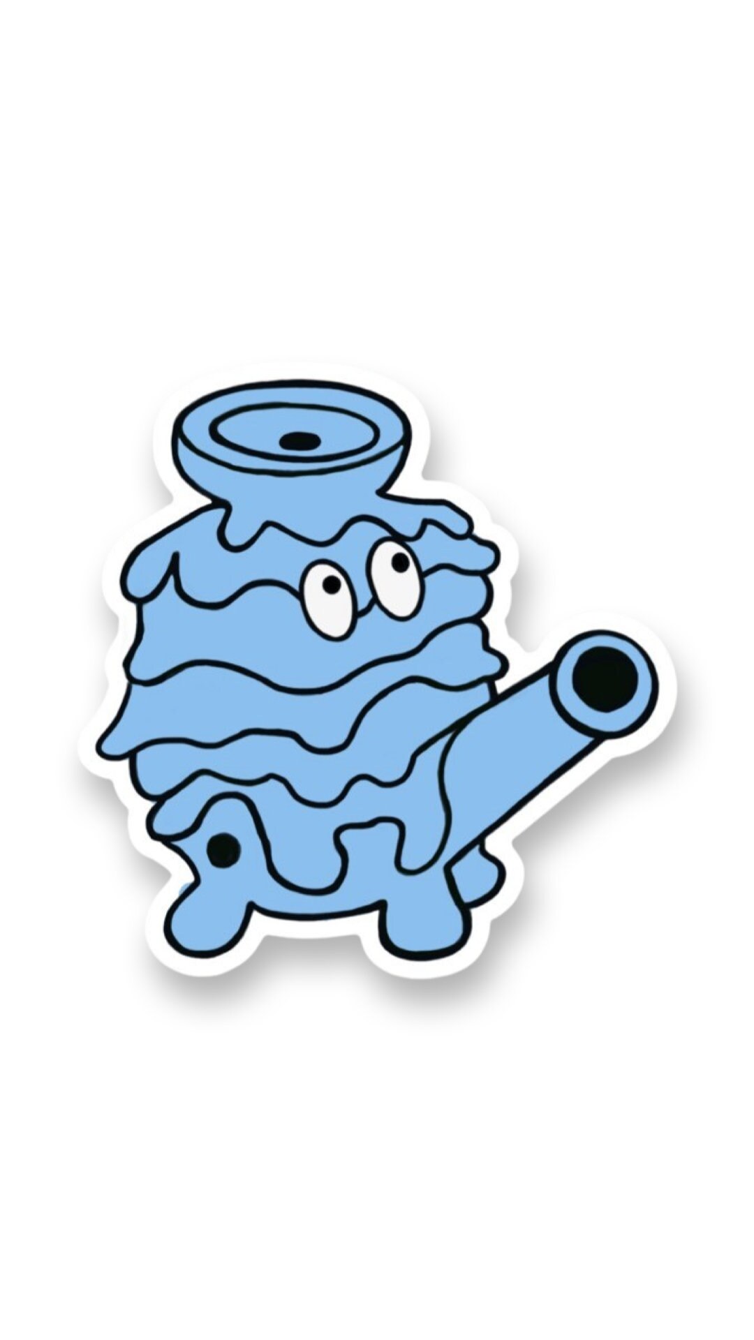 Blue Critter Sticker - Etsy