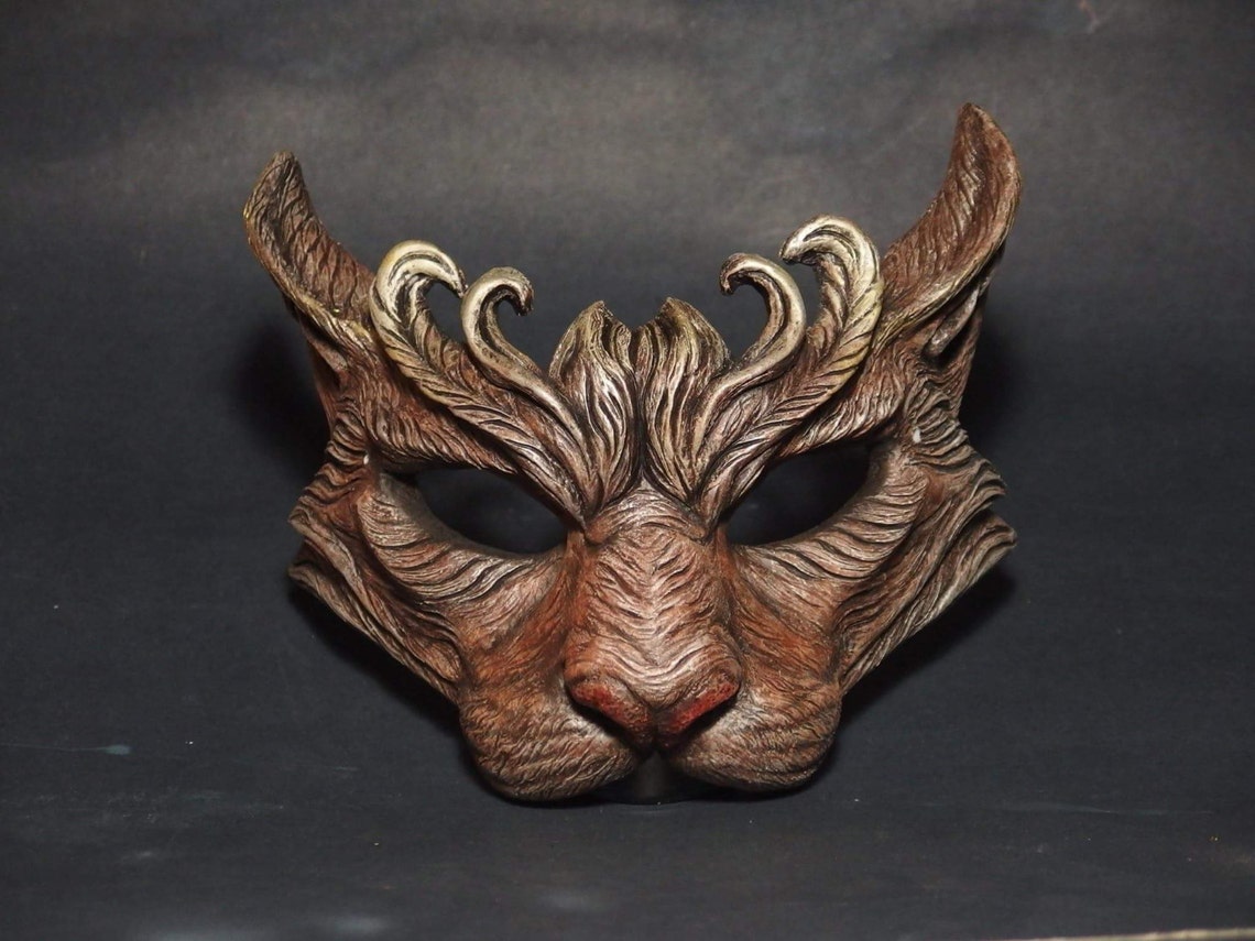 Unpainted Cat masquerade mask | Etsy