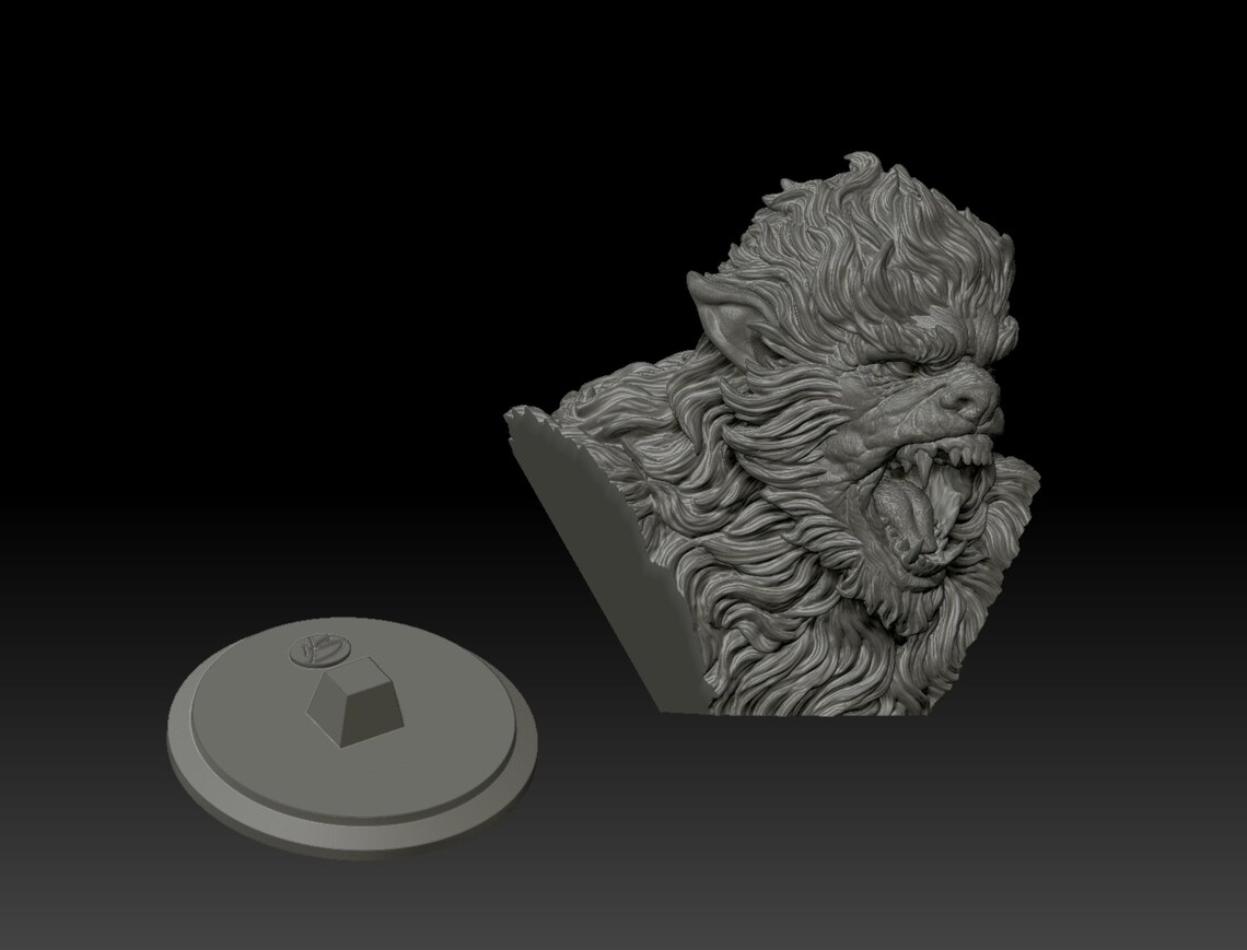 Werewolf 3D Printable STL File – an American Werewolf in London ...