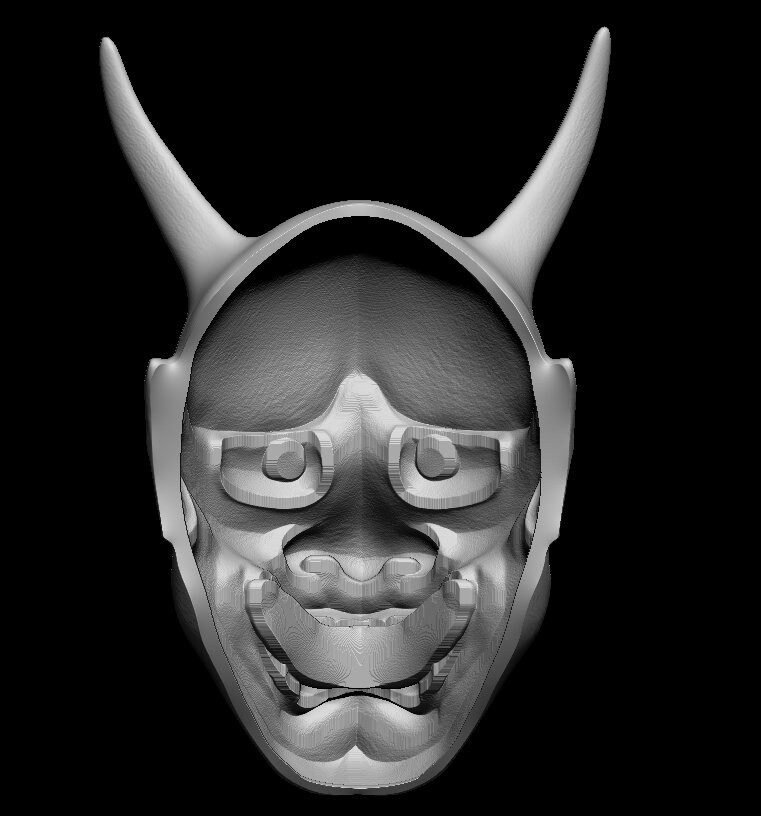 Hannya Mask STL 3D Print - Etsy