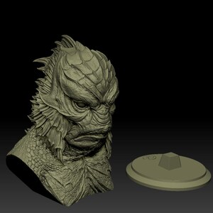 Gillman 3D Printable STL File – the Creature From the Black Lagoon - Etsy