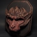 SARU Mask Painted Monkey Mask Monkey King - Etsy