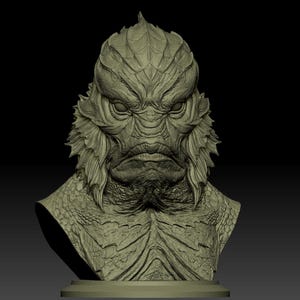 Gillman 3D Printable STL File – the Creature From the Black Lagoon - Etsy