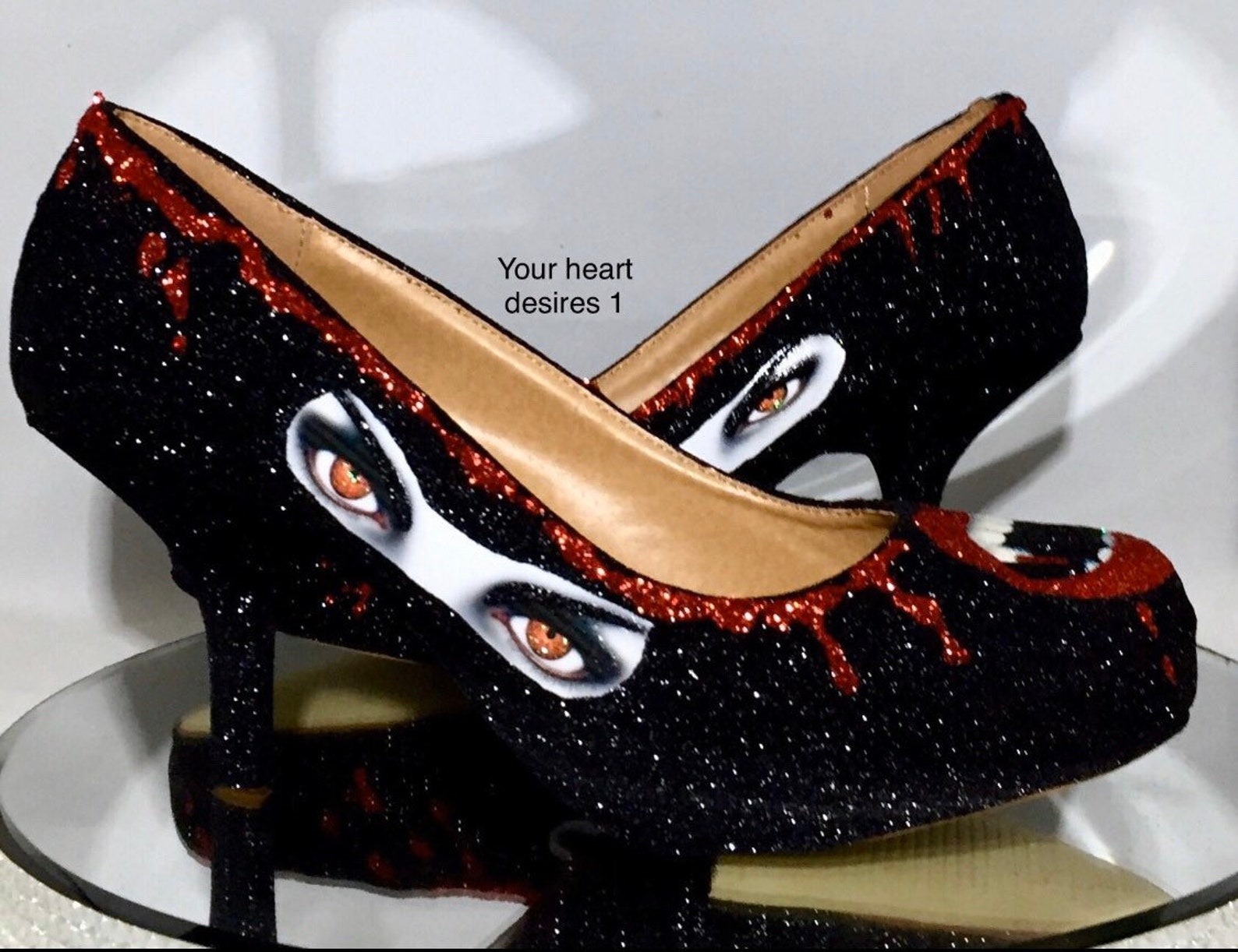 Vampire Shoes Halloween Costume Pumps Cosplay Shoes | Etsy