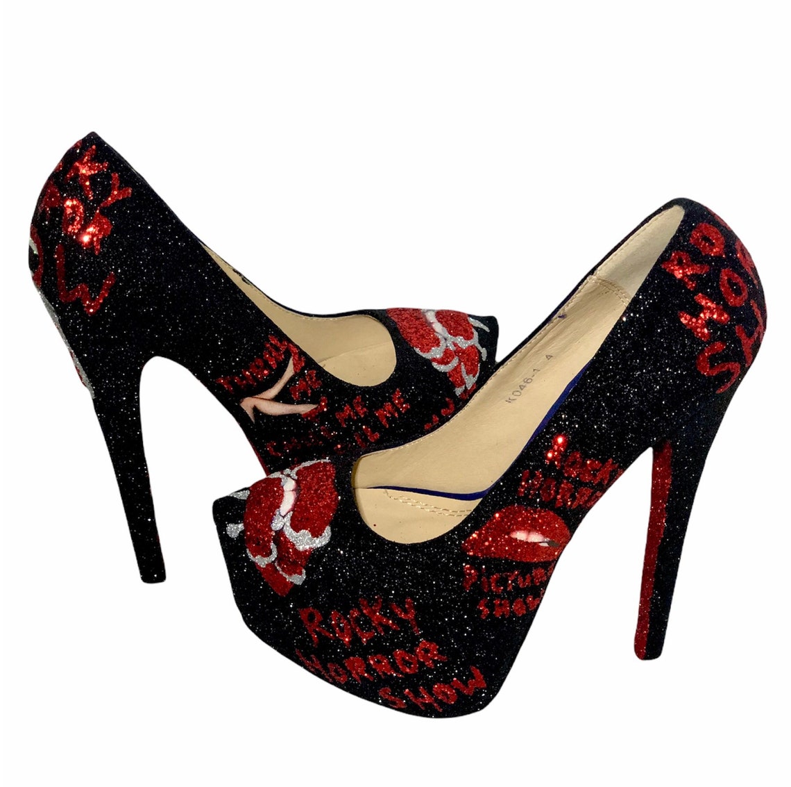 Rocky Horror Women's High Heel Shoes Cosplay Custom Shoes - Etsy