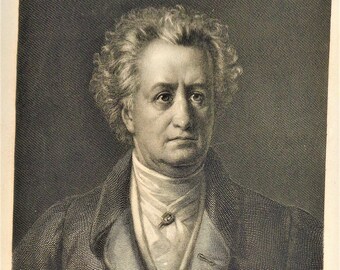 Goethe Portrait - Etsy