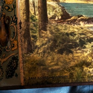 Huntley & Palmer's Biscuits Hinged Tin. English. Guernsey Coast. 1940's ...