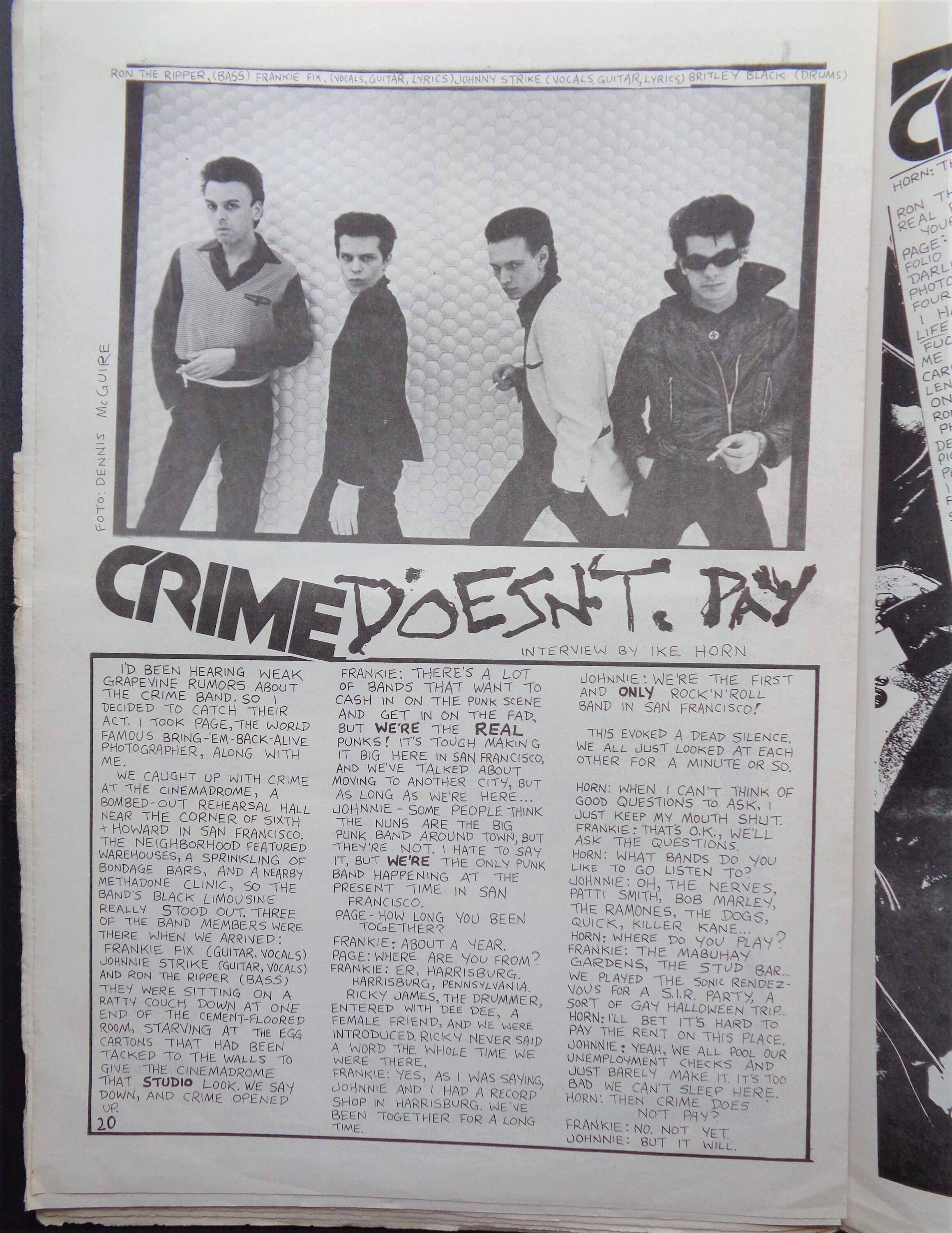 Punk Magazine/Newspaper Vol.1 No.11 Oct/Nov 1977 | Etsy