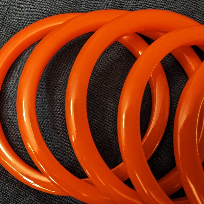 Orange Bakelite - Etsy