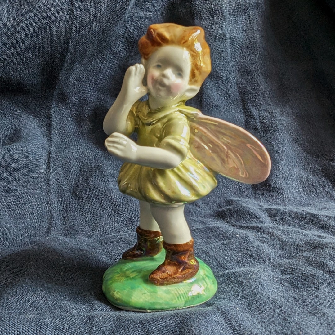 Napcoware "aidan" Fairy Figurine. Lusterware Porcelain. 1960's/1970's ...