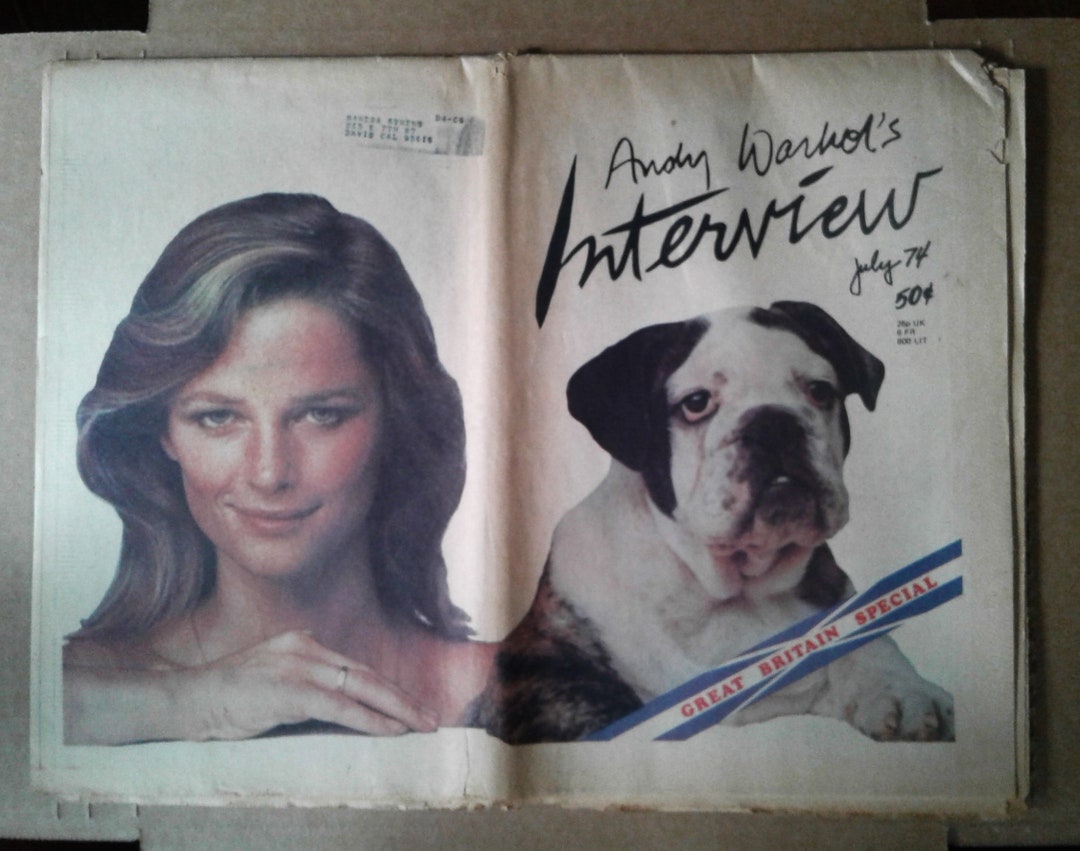 Andy Warhol's Interview Magazine. July 1974. Charlotte Rampling, Manolo ...