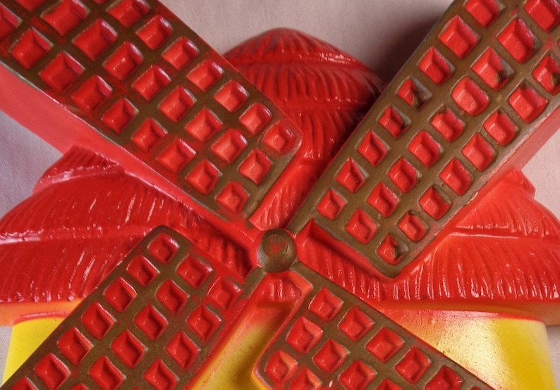 Plaster Dutch Windmill Wall Hanging. 1977 - Etsy