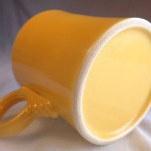 Original Fiesta Ware Yellow Coffe Mug - 1940's. - Etsy