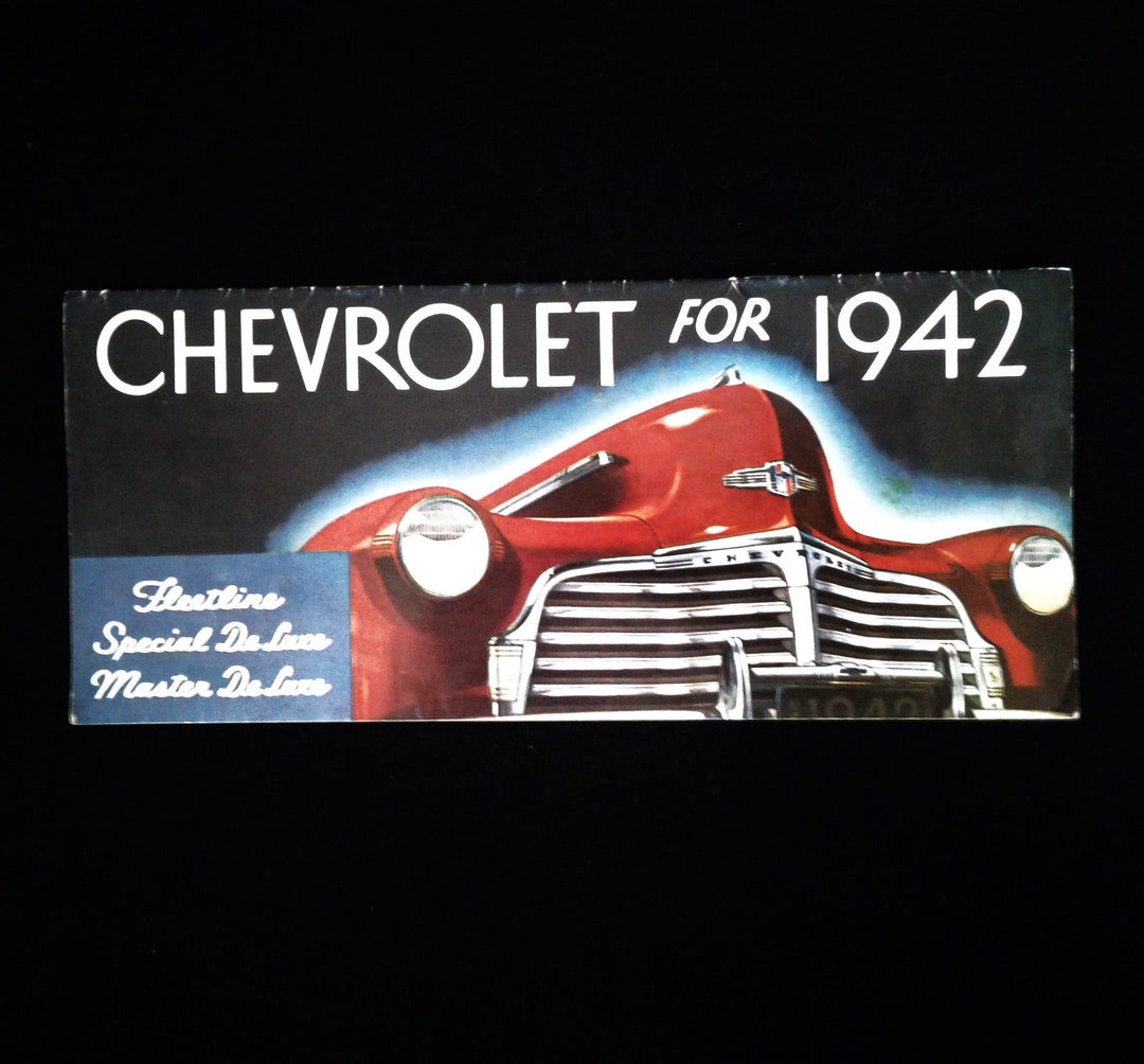 Chevrolet Sales Brochure. All Color, Glossy, Thick Paper. - Etsy