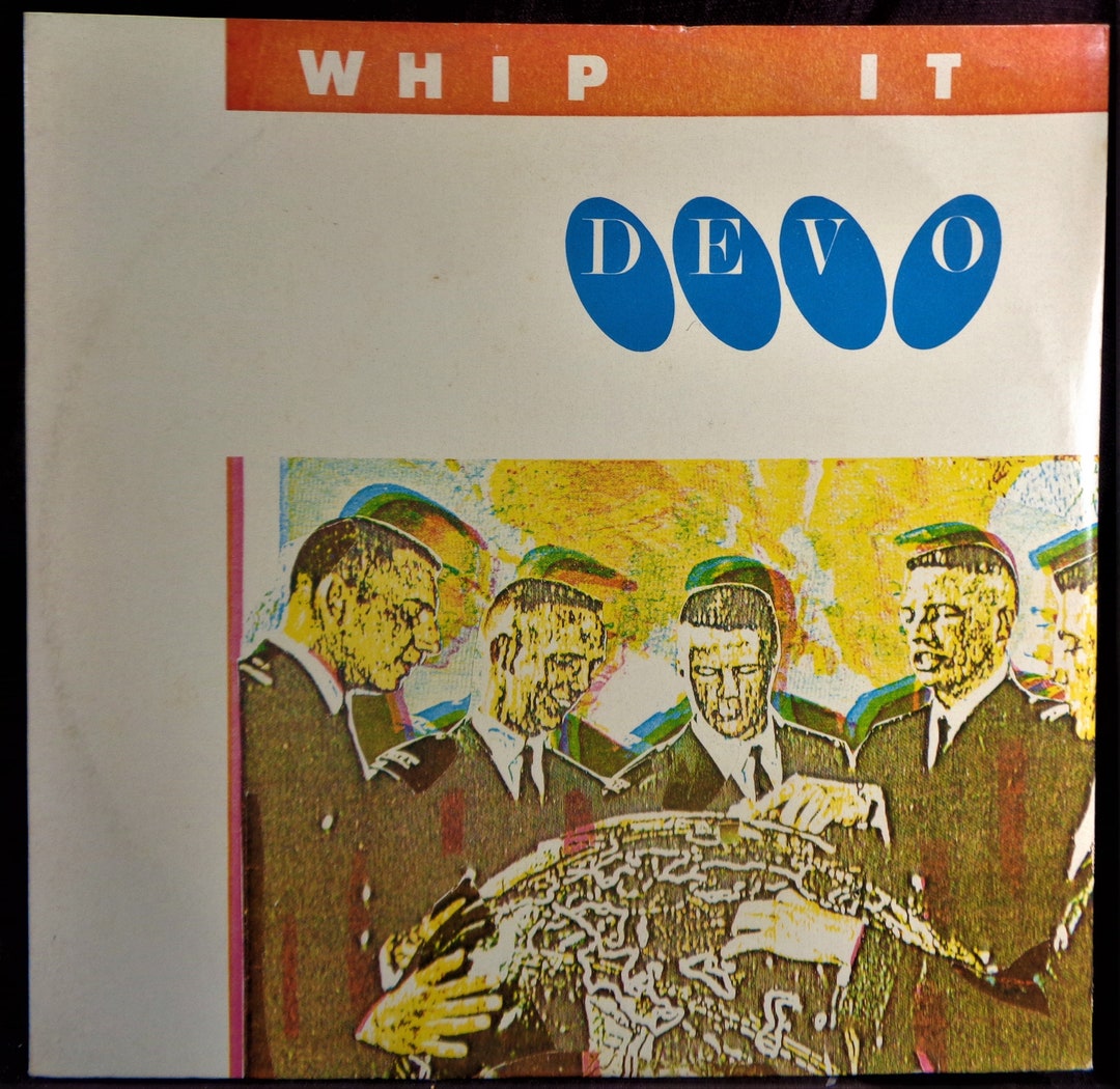 Devo whip It B/W gates of Steel & snowball. British 12 Vinyl 45 Record ...