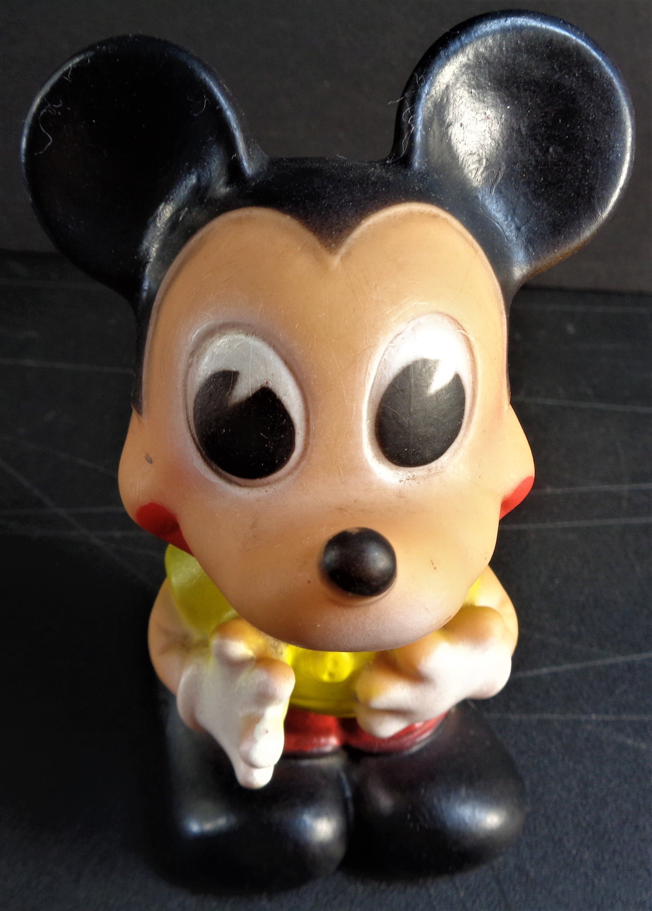 Vintage Mickey Mouse squeek toy from England. 1950's. | Etsy